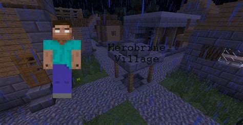 Herobrine Village 1 8 Snapshot 1 7 Version Available Minecraft Map