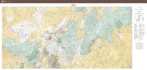 Dixie National Forest Map Mytopo Map Store