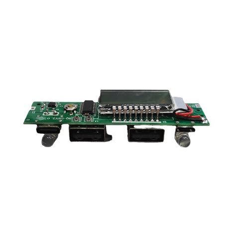 Lithium Battery Charger Board Led Dual Usb 5v 24a Circuit Board Typec