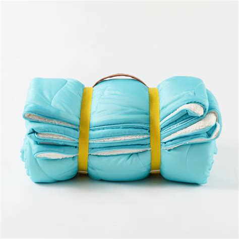 Tesco Quilted Blanket With Sherpa 200×213cm Weatherproof And Eco Frie