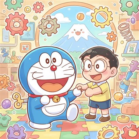 Tan Chảy Với 420 Hình Doraemon Chibi Cute đáng Yêu Siêu Cấp