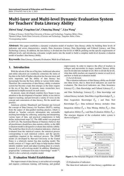 Pdf Multi Layer And Multi Level Dynamic Evaluation System For