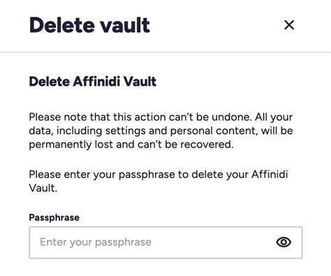 how affinidi vault works documentation