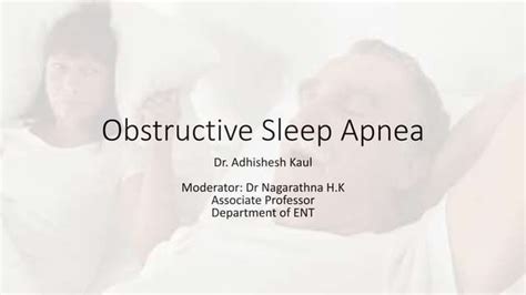 Copy Of Peripheral Obstructive Sleep Apnea Syndrome Osas Gonzalespdf