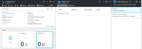 Invoking Azure Runbook Sharepoint Operations Using Webhooks Part Two