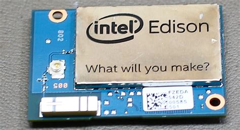 The Intel Edison Linux Maker Machine In A Matchbox