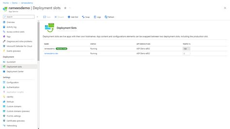 How To Configure Deployment Slots In Azure App Service Mohammed Ramees