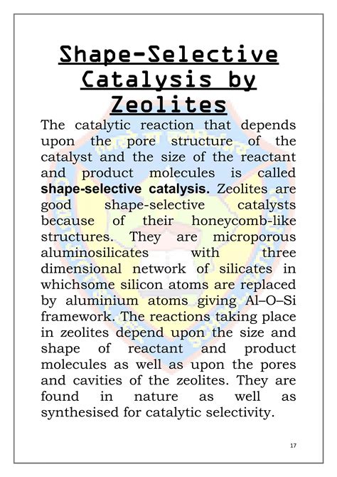 Catalysis Chemistry Project Pdf