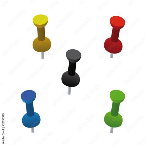 Chincheta Vector De Stock Adobe Stock