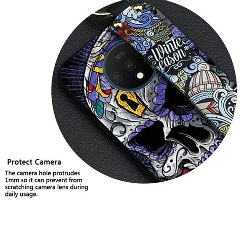 Durable Personality Phone Case For One Plus 7t 1 7t Wristband Anti Dust