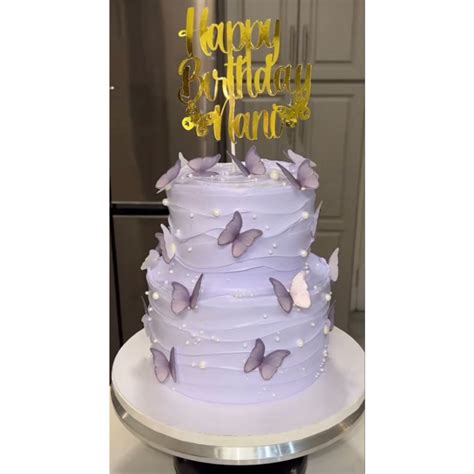 Personalized Butterfly Theme Cake Topper Shopee Philippines