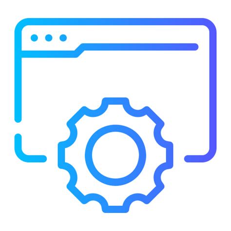 Development Generic Gradient Outline Icon