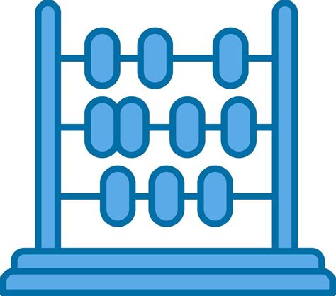 Abacus Filled Blue Icon 42179842 Vector Art At Vecteezy