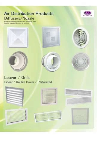 Polished Round Air Diffuser For Commercial Shape Square At ₹ 1050