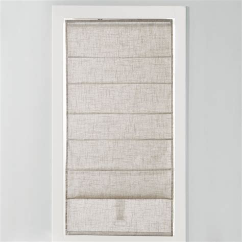 Hokku Designs Linen Blend Light Filtering Cordless Roman Shade Wayfair