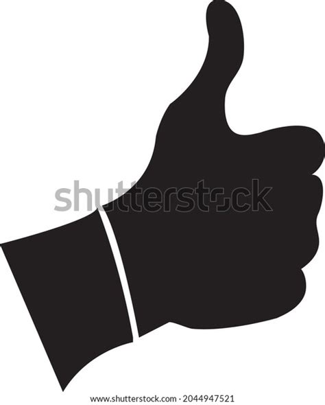 Thums Icon Vector Illustration On White Stock Vector Royalty Free 2044947521 Shutterstock