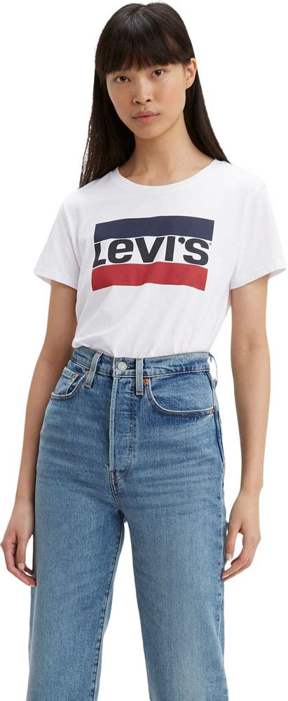 Футболка Levi's, размер 42, 44, цвет белый, 100% ХЛОПОК; - купить по ...