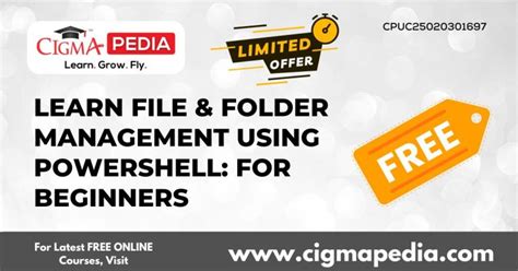 Learn File And Folder Management Using Powershell For Beginners Free