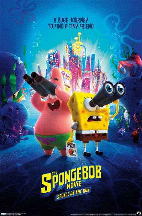 The Spongebob Movie Sponge On The Run Key Art Wall Poster 14725 X