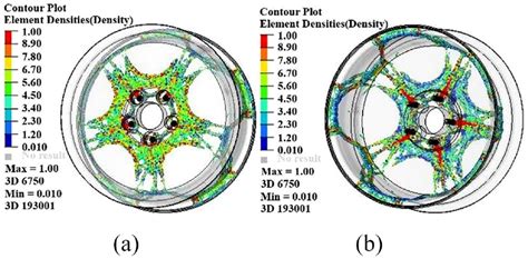 Joint Topology Optimization Results A Front Of Wheel Model And B Download Scientific
