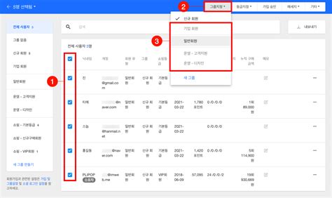 사용자 그룹 지정하기 캠페이너스 도움말 센터