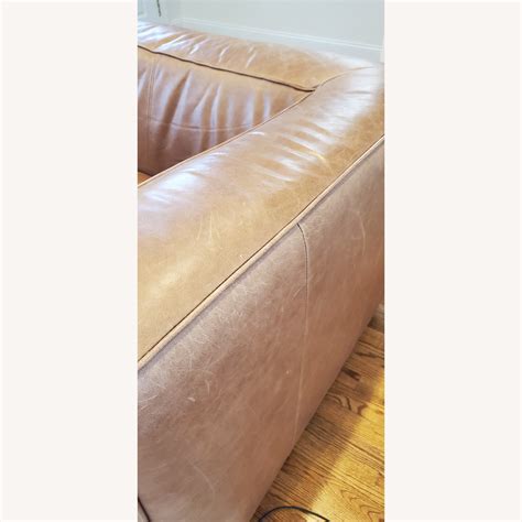 Cb2 Lenyx Leather Sofa Aptdeco