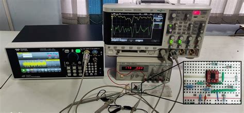 experimental test setup for detection of parametric faults in