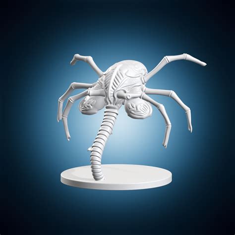 👽 Alien Facehugger Model・ 3d File For 3d Printing・cults
