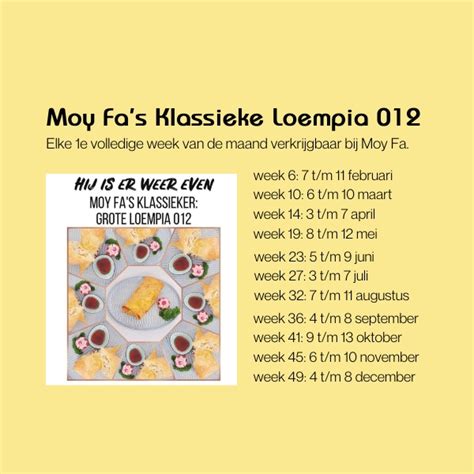 Klassieke Grote Loempia Moyfa