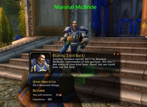 [wow] The Human Starting Area Npc Has Different Quest Dialogue For Non