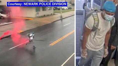 Video Dye Pack Explodes On Suspect Robbing Capitol One Bank In Newark
