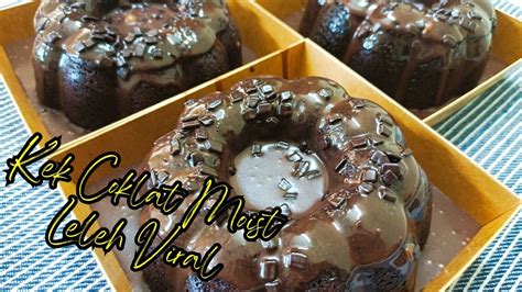 Kek Coklat Moist Kukus Leleh Viral Resepi Moist Chocolate Cake Recipe