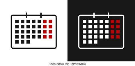 Calendar Vector Design Event Schedule Date Stock Vector Royalty Free