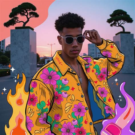 Half Illustration Lora Model Image Generator Flux Ai