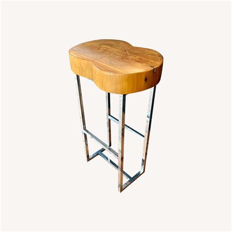 Unique Natural Wood Bar Stools Aptdeco