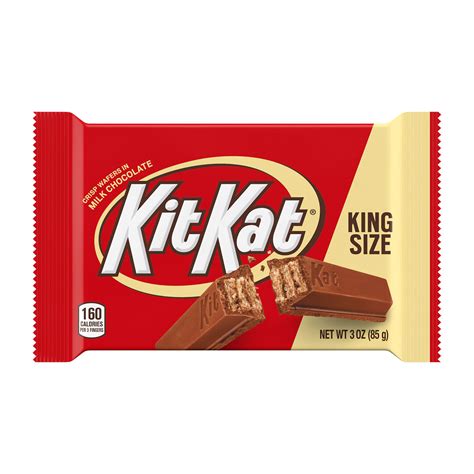 Kit Kat Milk Chocolate King Size 3oz Candy Bar