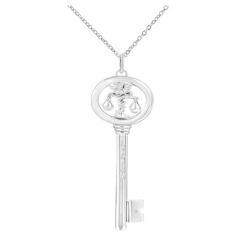 Twin Elegance Libra 3 In 1 Detachable Zodiac Necklace For Sale At 1stdibs