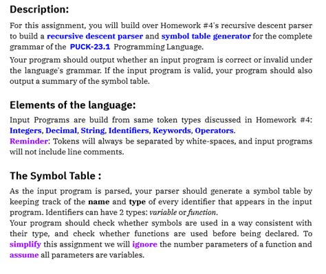 Description For This Assignment You Will Build Over
