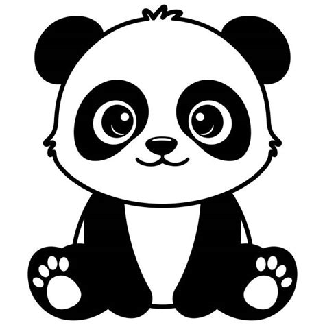 2 600 Panda Outline Stock Illustrations Royalty Free Vector Graphics