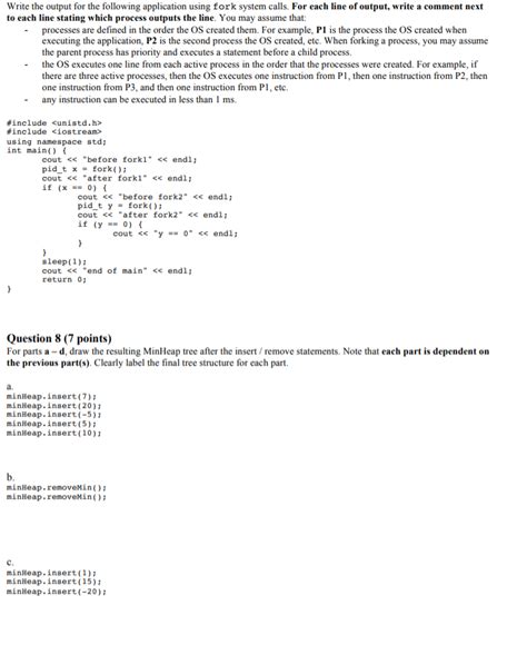 Solved Write The Output For The Following Application Using