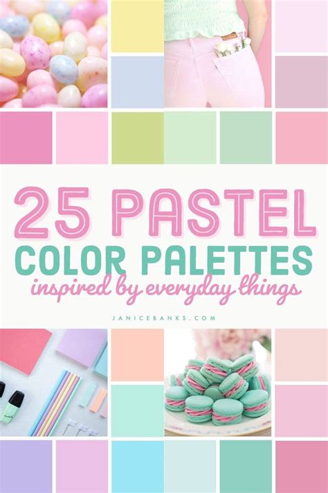 25 Pastel Color Palettes Inspired By Everyday Things Pastel Colour