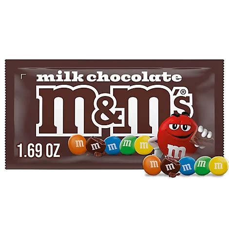 Mandms Milk Chocolate Candy 169 Oz Acme Markets