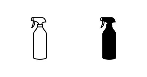 Spray Bottle Vector Icon 24411010 Vector Art At Vecteezy