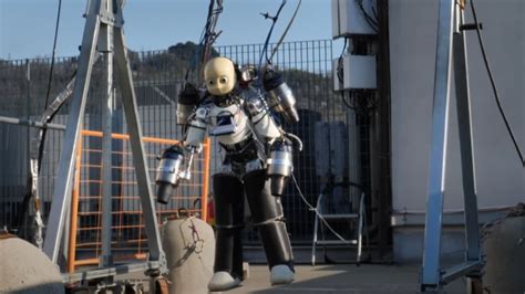 Worlds First Flying Humanoid Robot With Jet Engines Debuts In Italy
