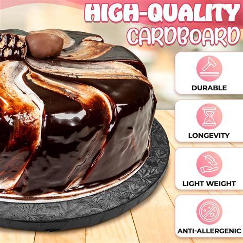 Black Cake Board 12 Inch Black Cake Drum Cake Boards