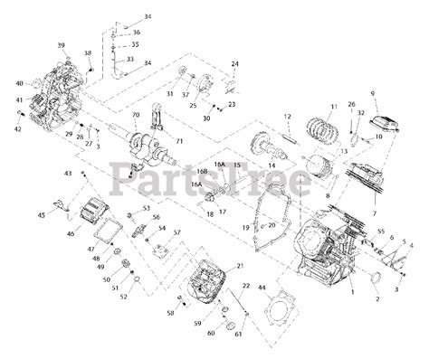 Generac Gtv 990 Generac 992cc Guardian Engine For Cub Cadet Engine Parts Lookup With Diagrams