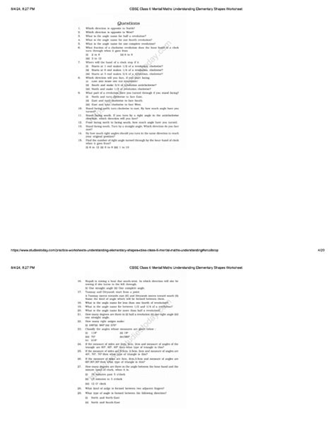 Elementary Shape 01 Pdf