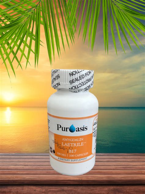 Puroasis Laetrile B17 Capsules 100mg Life Net Supplements