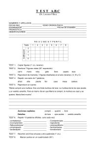 Test Abc De L Filho Madurez Para El Aprendizaje