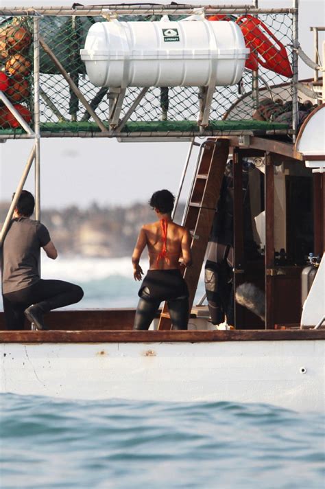 Clatto Verata Halle Berry And Her Breasts Swim W Sharks In ‘dark Tide